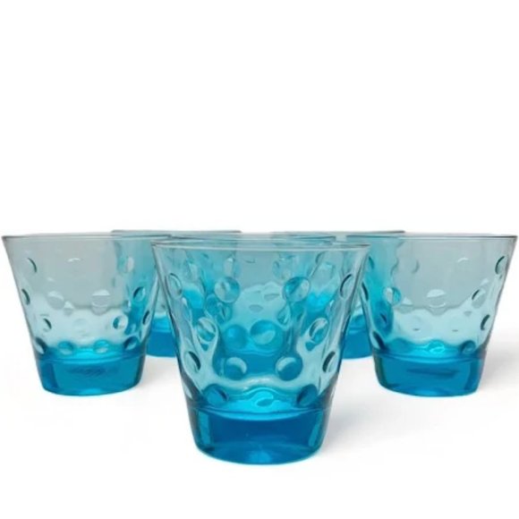 Hazel-Atlas | Dining | Vintage Hazel Atlas Turquoise Cocktail Glasses ...